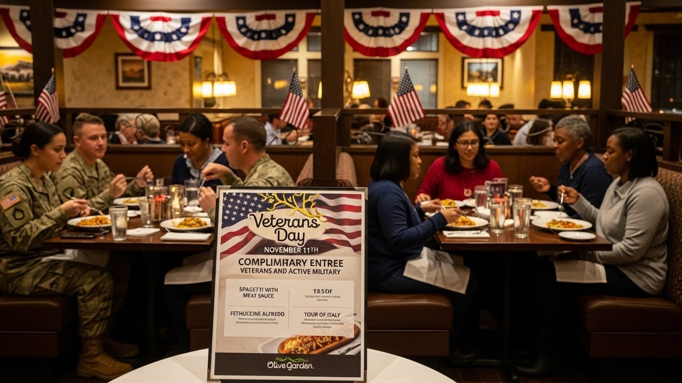 Olive Garden Veterans Day Menu